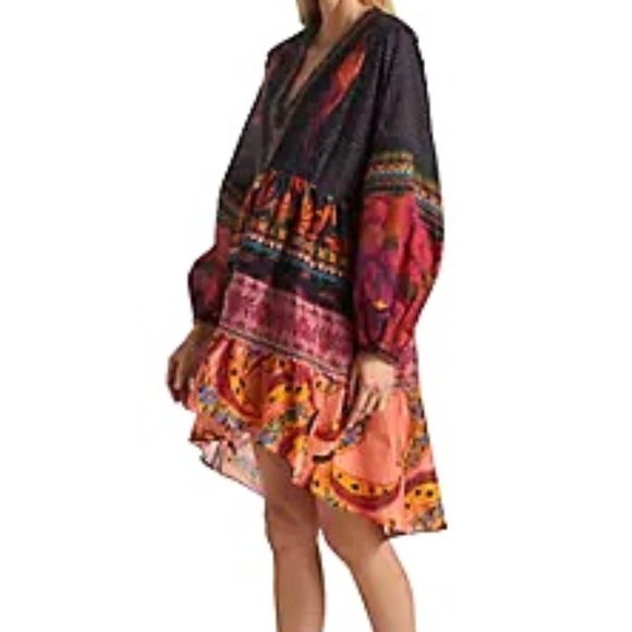 FARM Rio | Dresses | Farm Rio Mixed Patchwork Minidress | Poshmark